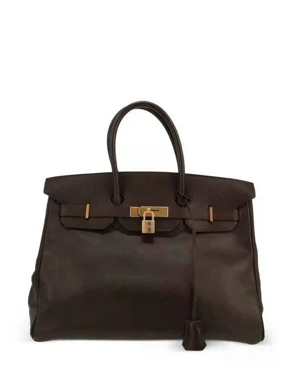 Hermès 1995 35 Birkin Handbag - Brown