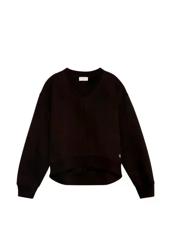 Calvin Klein V-neck Long-sleeve Sweater - Black