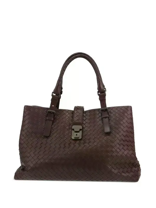 Bottega Veneta 2020s Roma Handbag - Brown