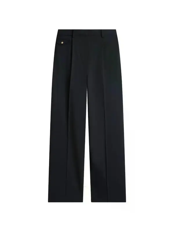 Tommy Hilfiger Button-embellished Trousers - Blue