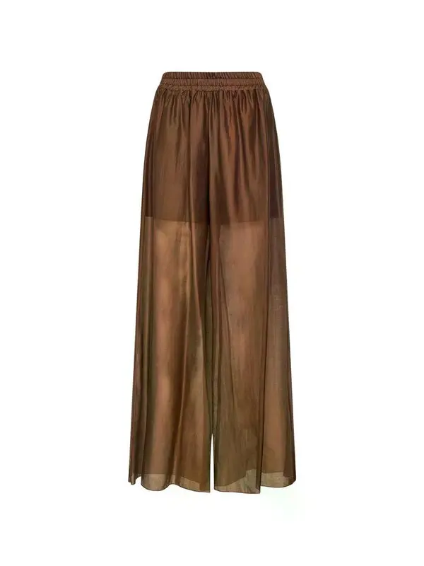 BLANCA VITA Wide-leg Trousers - Brown