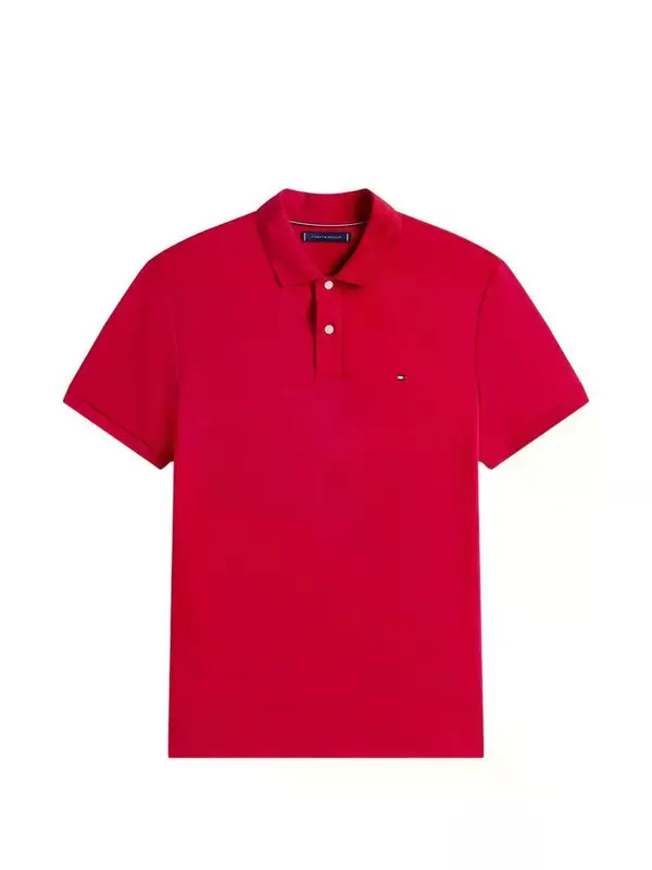 Tommy Hilfiger Logo-detail Polo Shirt - Red