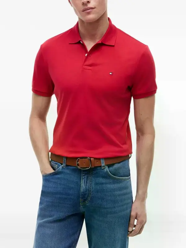 Tommy Hilfiger Logo-detail Polo Shirt