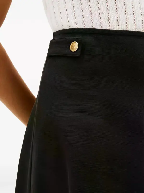 Tommy Hilfiger Button-detail Midi Skirt