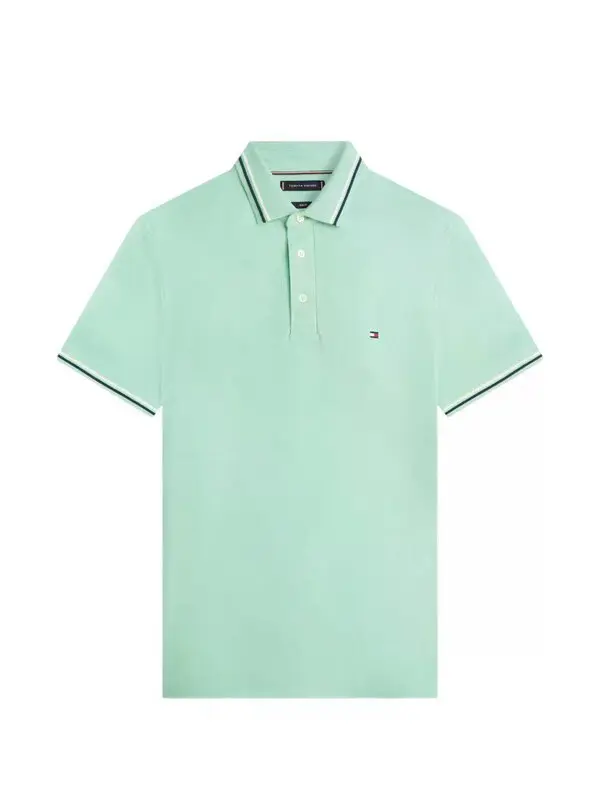 Tommy Hilfiger Short-sleeve Collared Polo Shirt - Green