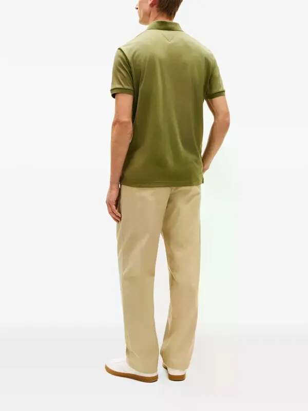 Tommy Hilfiger Short-sleeve Logo-detail Polo Shirt - Green