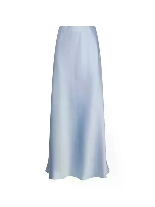 BLANCA VITA Elasticated Flared Skirt - Blue