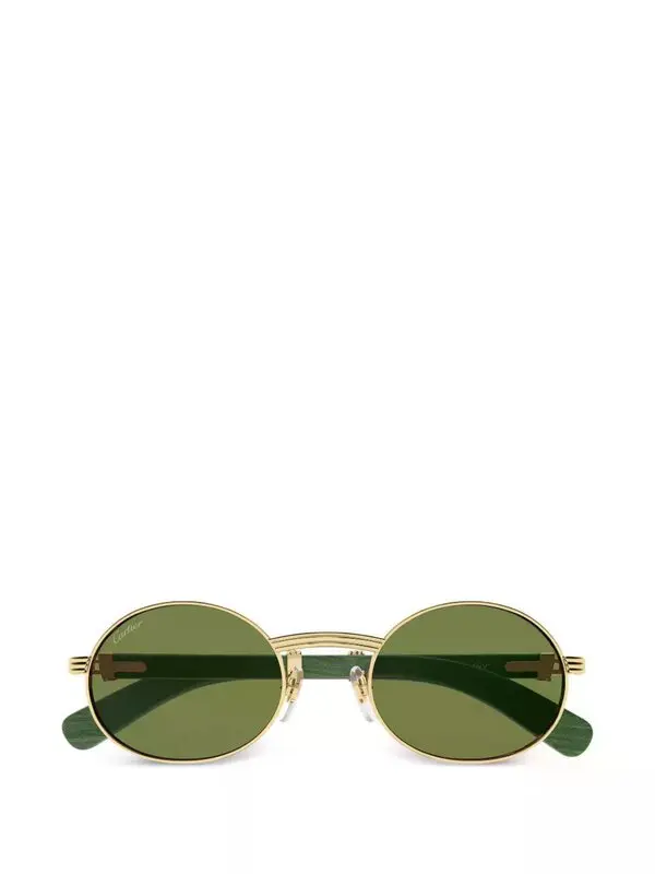 CARTIER Round-frame Sunglasses - Gold