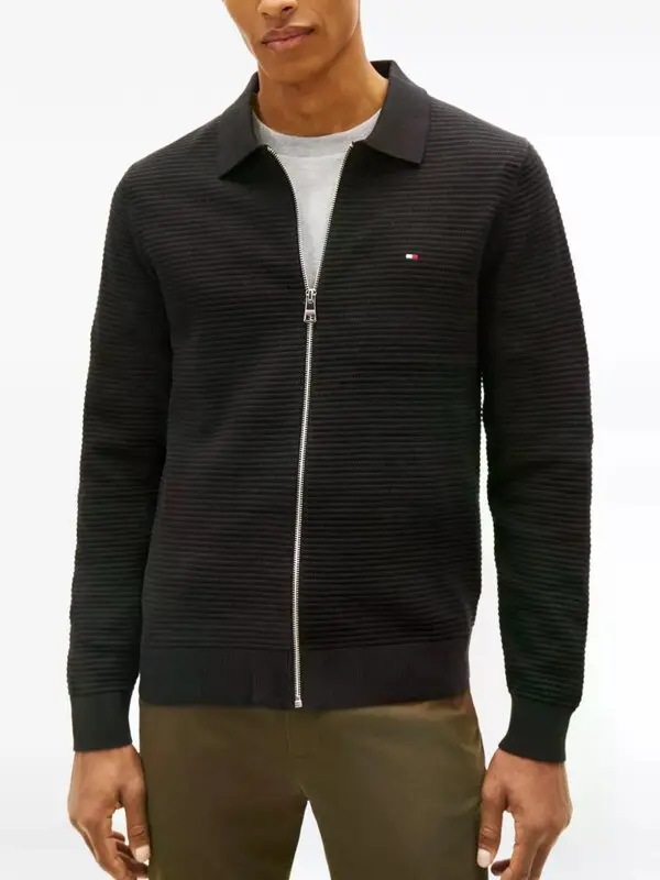 Tommy Hilfiger Zip-up Textured Jacket