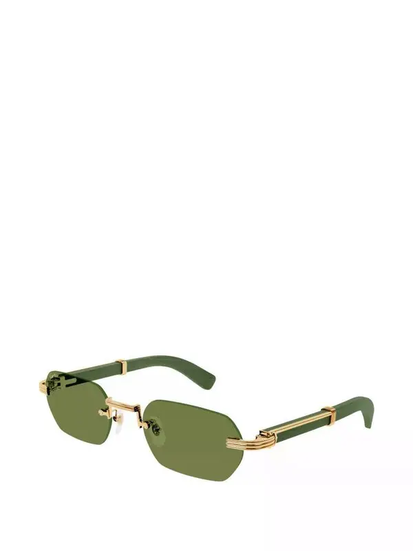 CARTIER Rectangle-frame Sunglasses