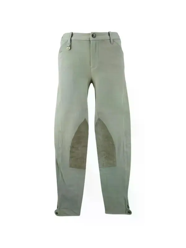 Polo Ralph Lauren Riding Leather-patches Trousers - Green