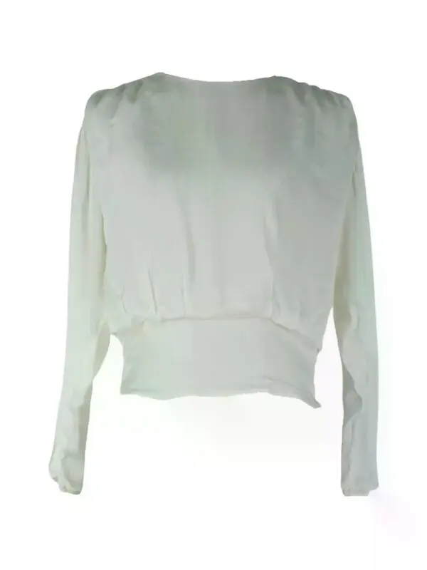 Sandro Long-sleeved Blouse - White