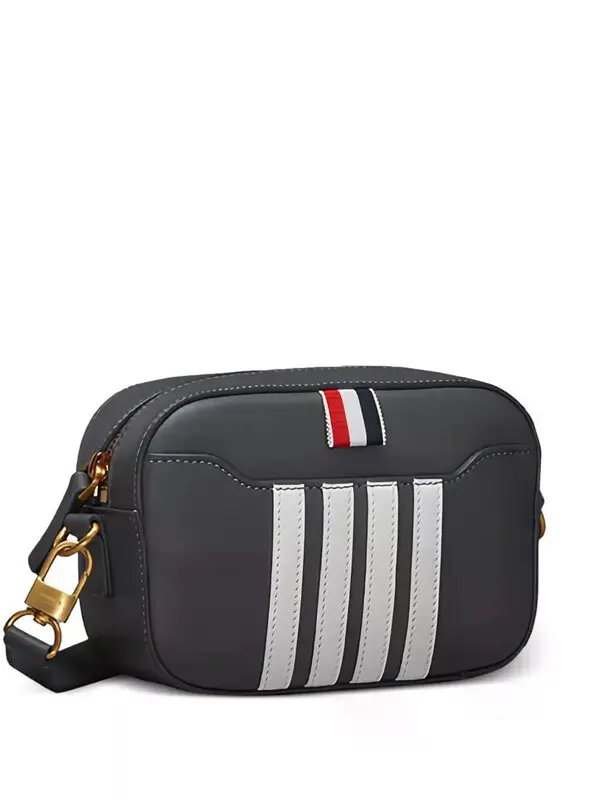Thom Browne Stripe Satchel Bag - Grey