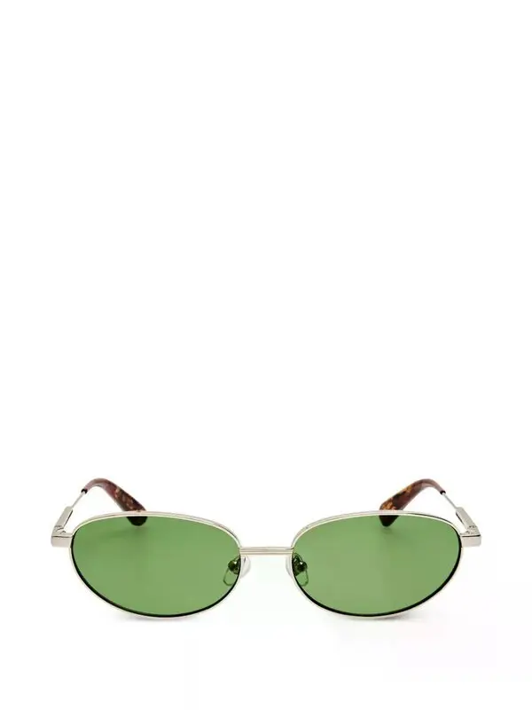 Jacquemus Oval-frame Sunglasses - Silver