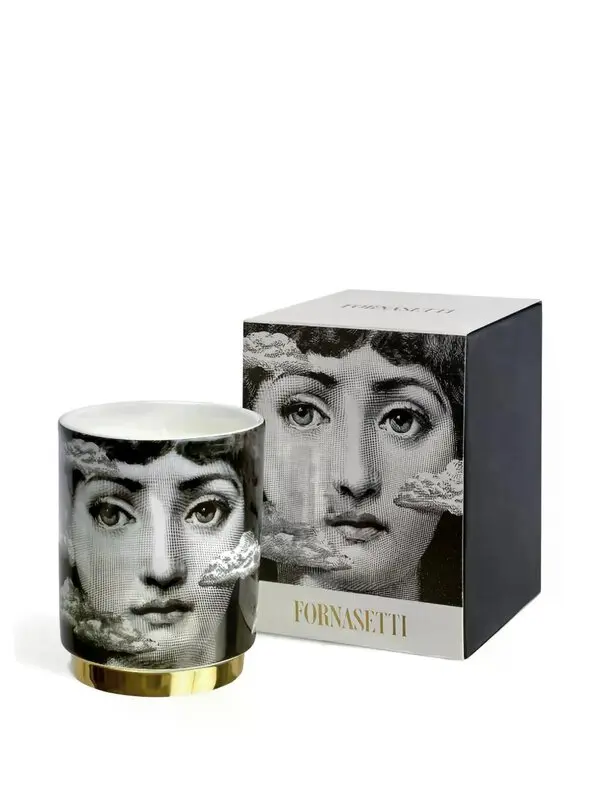 FORNASETTI Face Brush-applied Porcelain Candle
