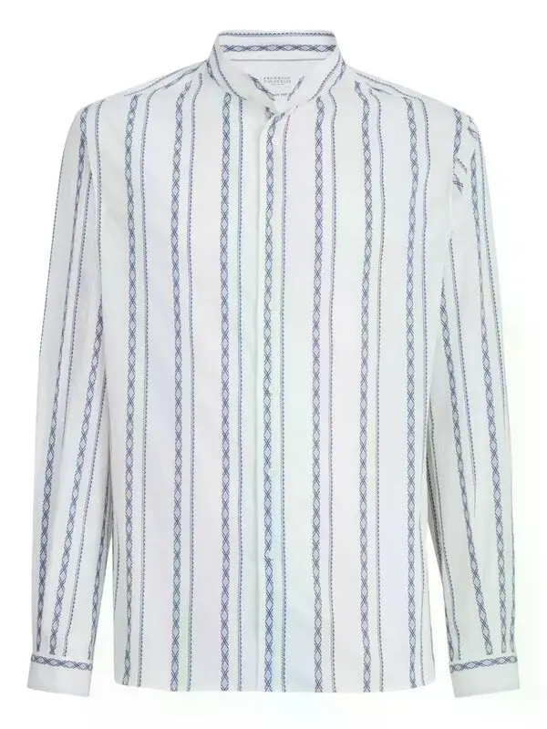 Brunello Cucinelli Long-sleeves Shirt - White