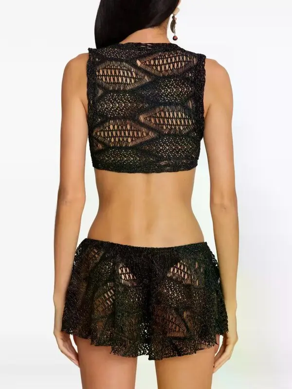 AMIR SLAMA Tie-front Knit Bikini