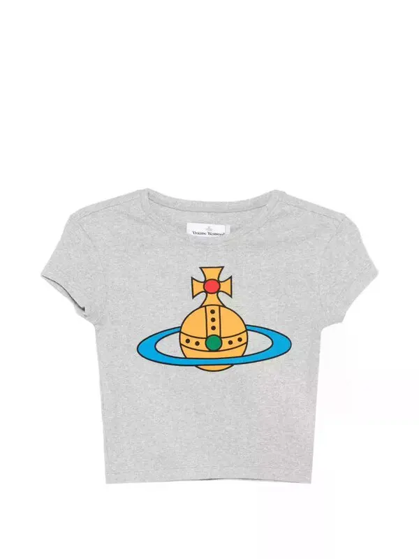 VIVIENNE WESTWOOD Orb Baby Peru T-shirt - Grey