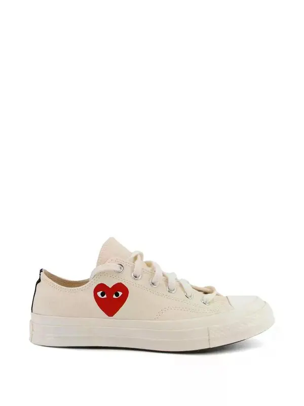 CONVERSE X COMME DES GARONS PLAY Chuck 70 Heart-motif Sneakers - Neutrals