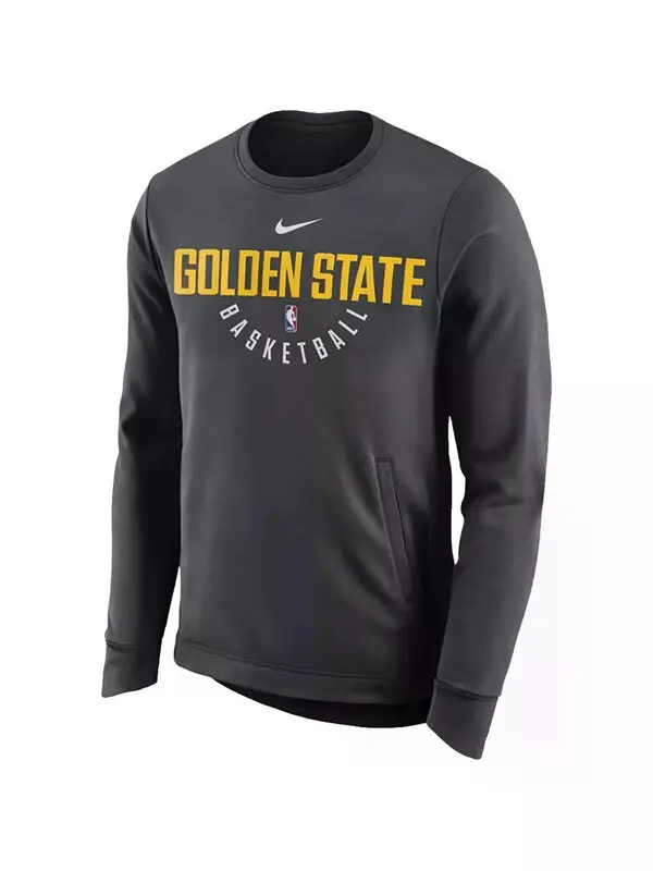 Nike Nba Golden State Warriors Sweatshirt - Grey