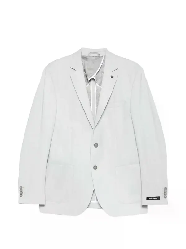 Karl Lagerfeld Single-breasted Blazer - Grey
