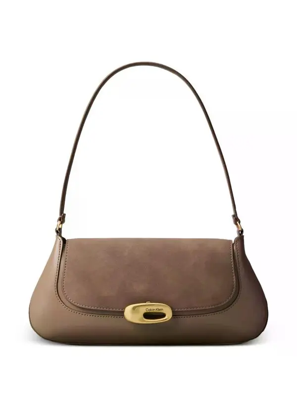 Calvin Klein Flap-closure Shoulder Bag - Brown