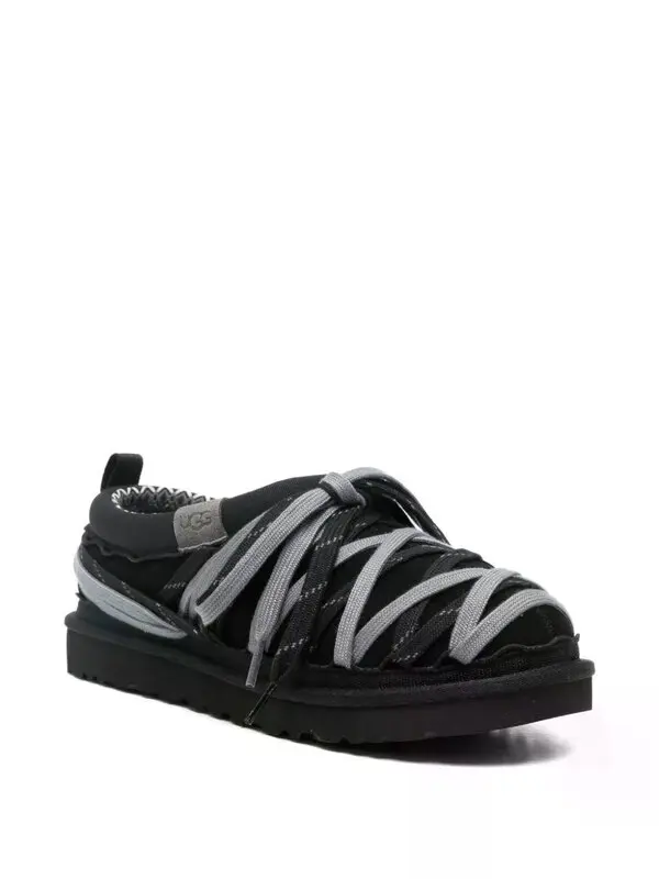 UGG Tasman Lace-up Slippers - Black