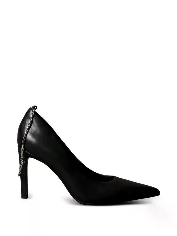 Calvin Klein Chain-embellished Pointed-toe Pumps