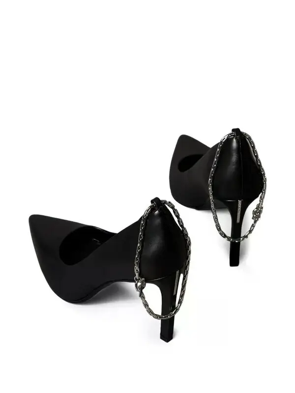 Calvin Klein Chain-embellished Pointed-toe Pumps