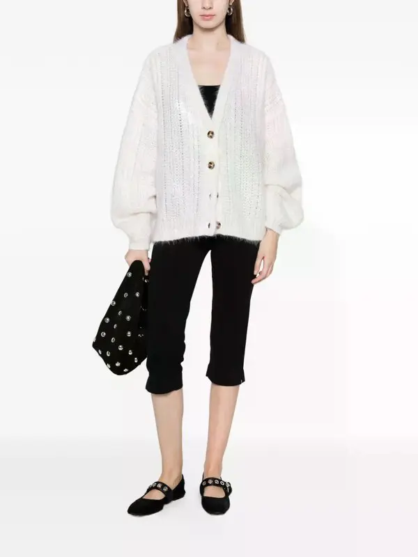 Soft Goat Buttoned Cardigan