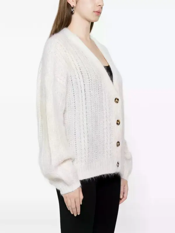 Soft Goat Buttoned Cardigan