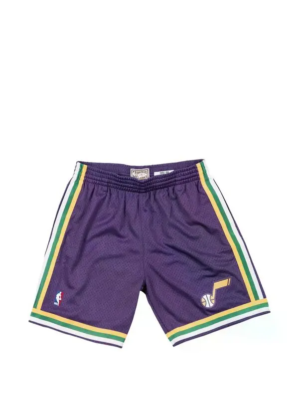 Mitchell & Ness Nba Jazz 91-92 Swingman Road Shorts - Purple