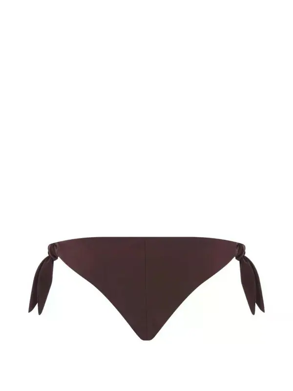 Brunello Cucinelli Tie-fastening Bikini Bottom - Brown