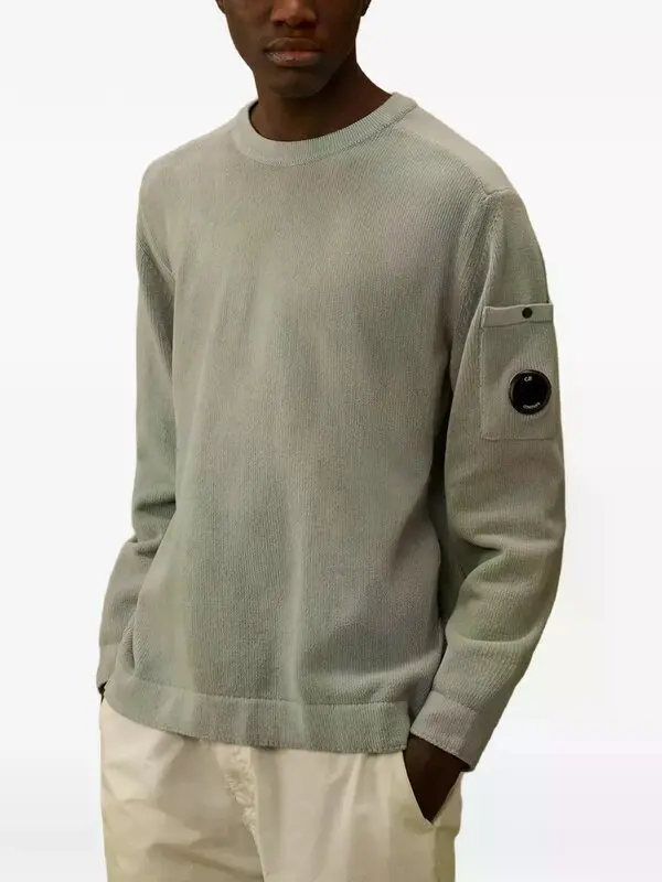 C.P. COMPANY Crew-neck Sweater With Patch Pocket