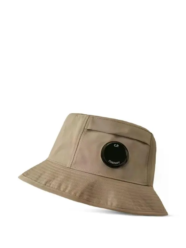 C.P. COMPANY Logo-patch Bucket Hat - Neutrals