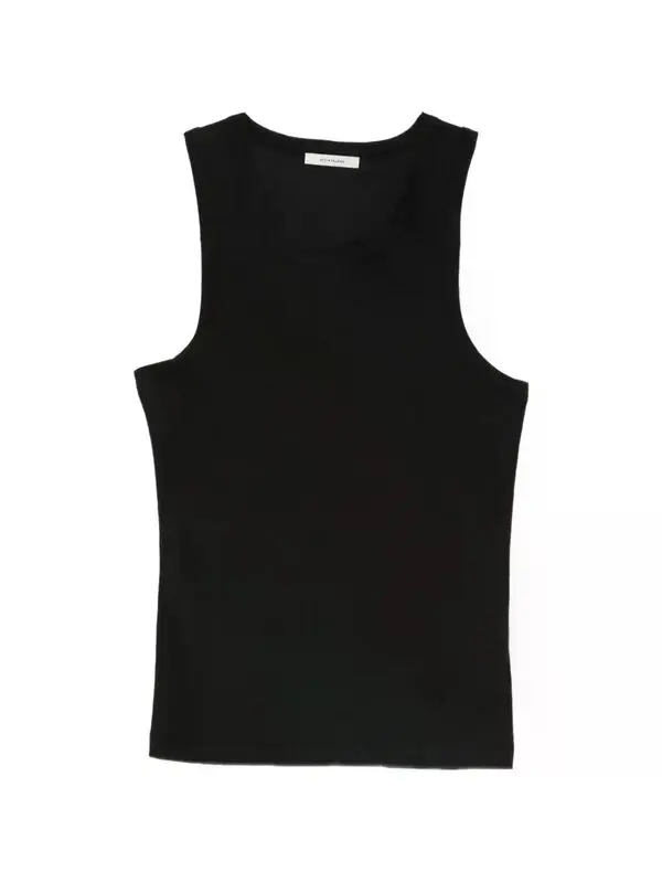 ENTIRE STUDIOS Round-neck Tank Top - Black
