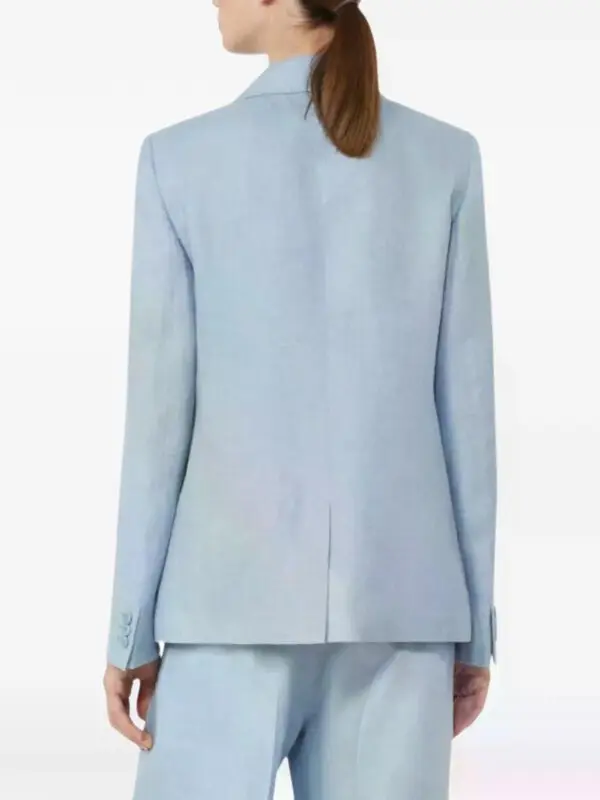 Max Mara Single-breasted Linen Blazer