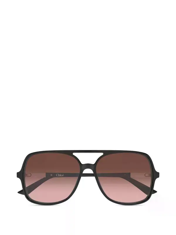 Chloé Judy Pilot Sunglasses - Black