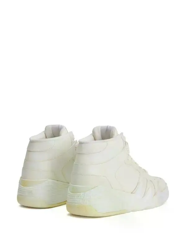 GIUSEPPE ZANOTTI Perforated High-top Sneakers