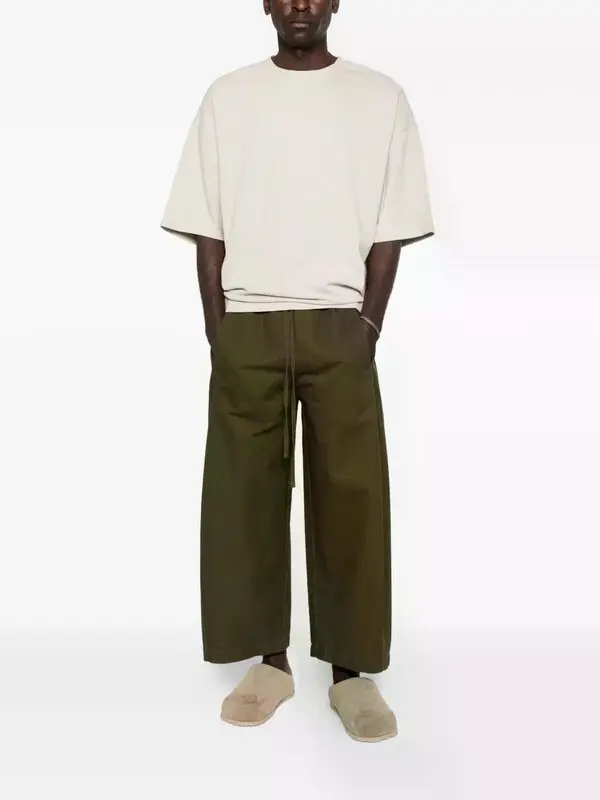 ENTIRE STUDIOS Ribbed Short-sleeve T-shirt - Neutrals