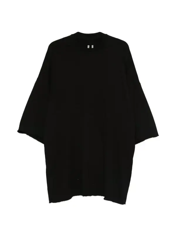 Rick Owens Tommy T Raw-cut T-shirt - Black