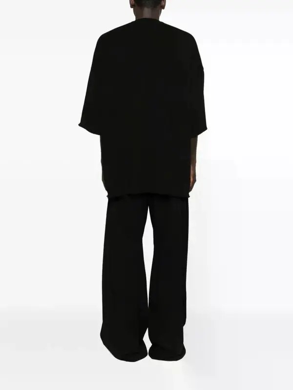 Rick Owens Tommy T Raw-cut T-shirt - Black