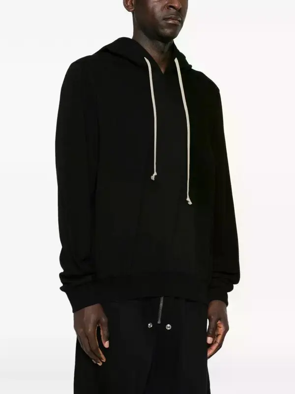 Rick Owens Hooded Printed Hoodie - Black
