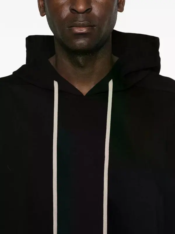 Rick Owens Hooded Printed Hoodie - Black