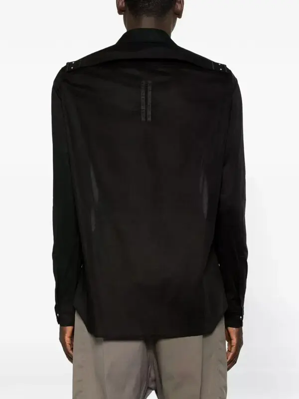 Rick Owens Chest Pockets Shirt - Black