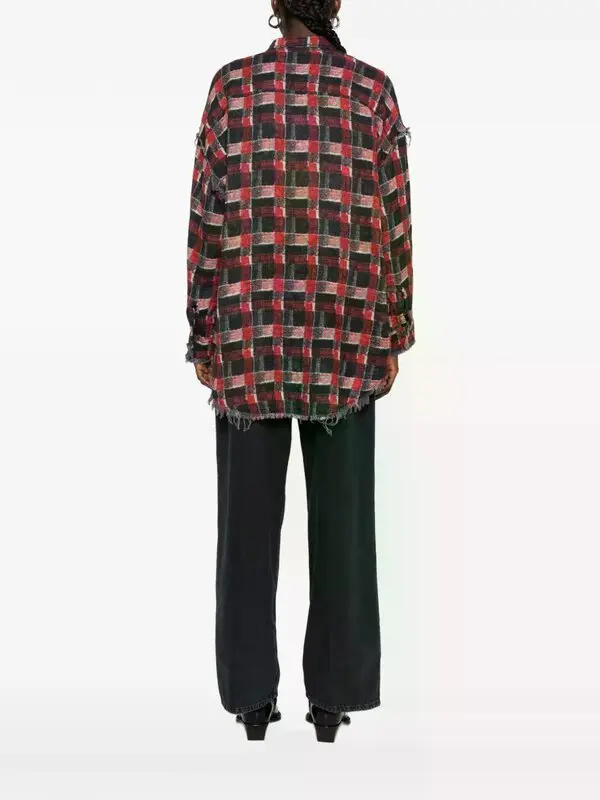 R13 Checked Reversible Shirt
