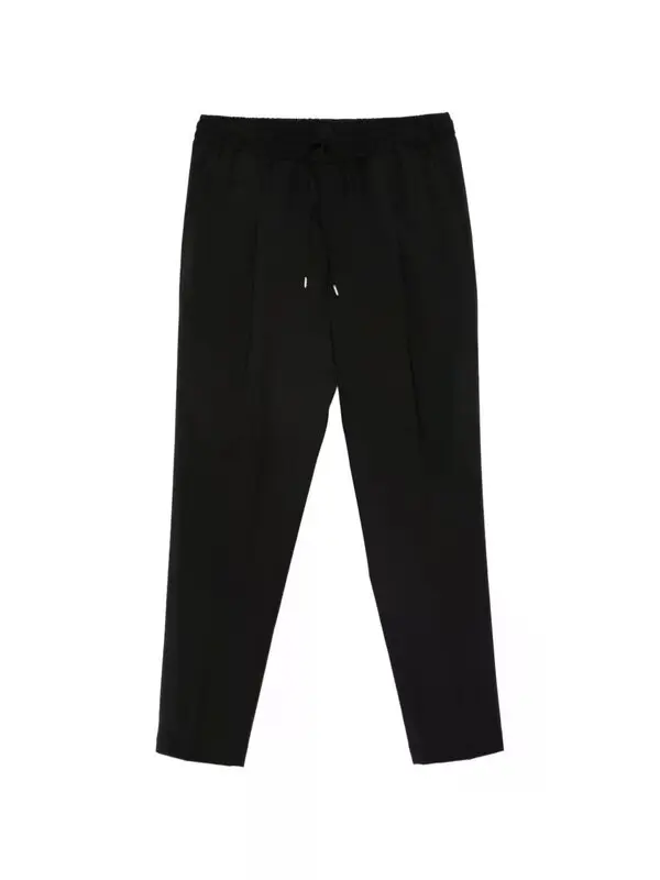 BRIGLIA 1949 Drawstring Trousers - Black