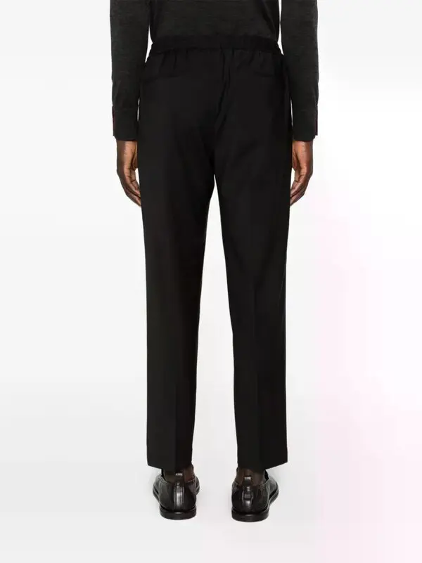 BRIGLIA 1949 Drawstring Trousers - Black