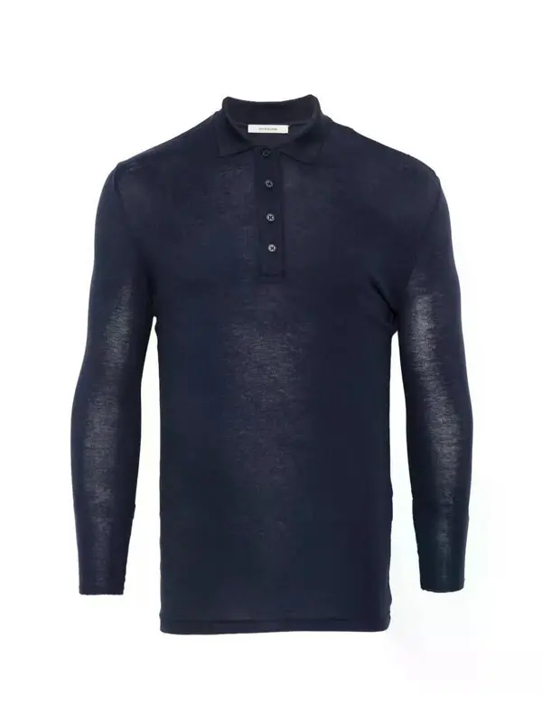 ENTIRE STUDIOS Long-sleeve Polo Shirt - Blue