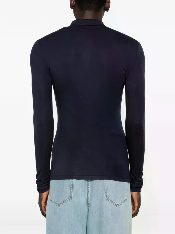 ENTIRE STUDIOS Long-sleeve Polo Shirt - Blue